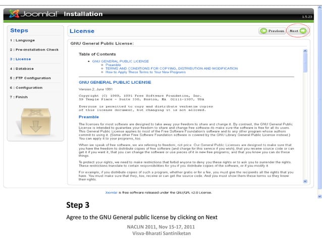 joomla.ppt educational content and topic | PPT