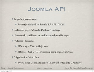 Intro to Joomla Development | PPT