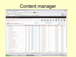 Joomla Intro | PPT | Web Design and HTML | Internet