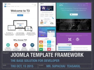 Joomla Template Framework | PPT