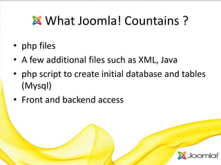 Introducing Joomla! CMS | PPTX