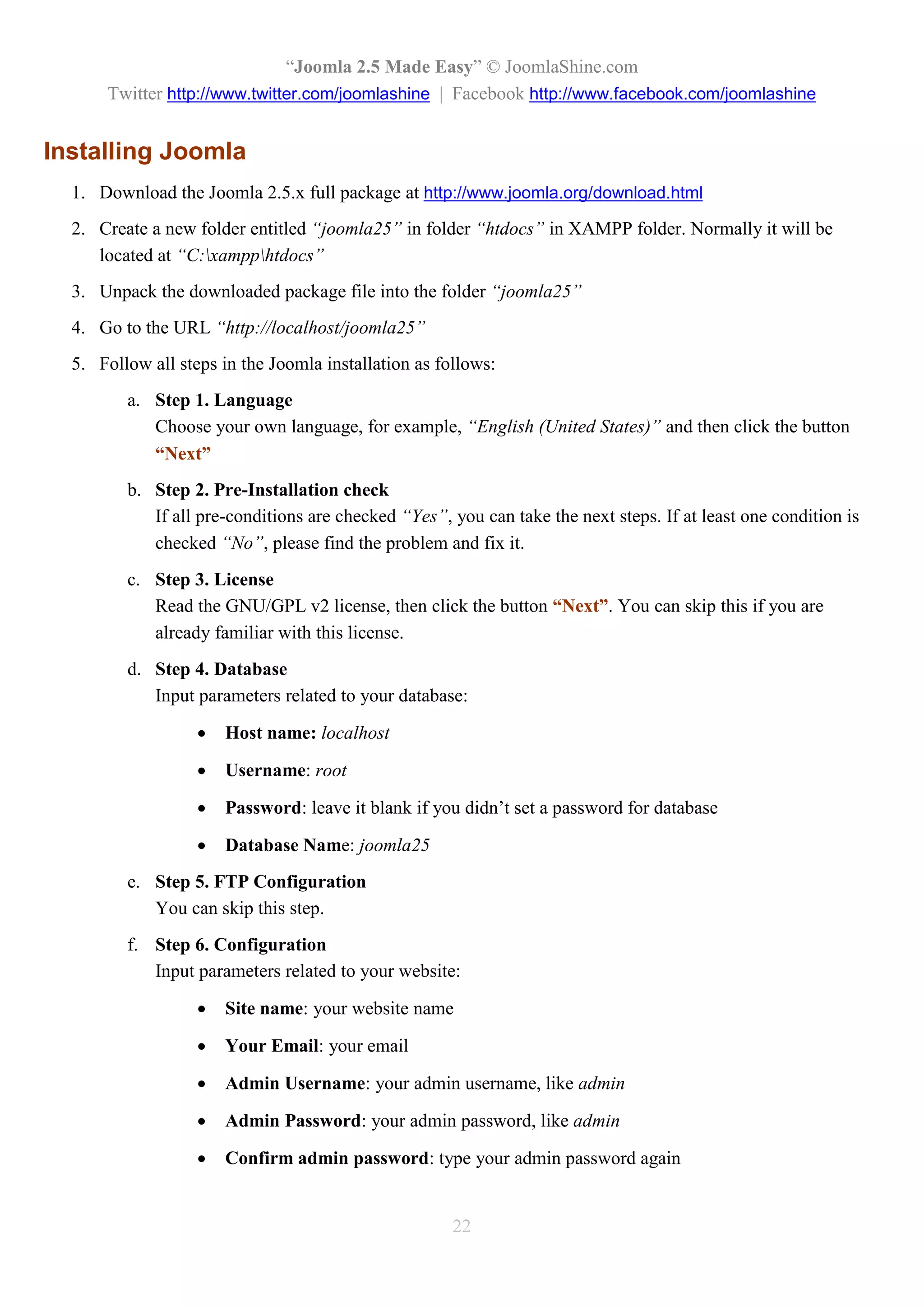 Joomla 2.5 made easy | PDF