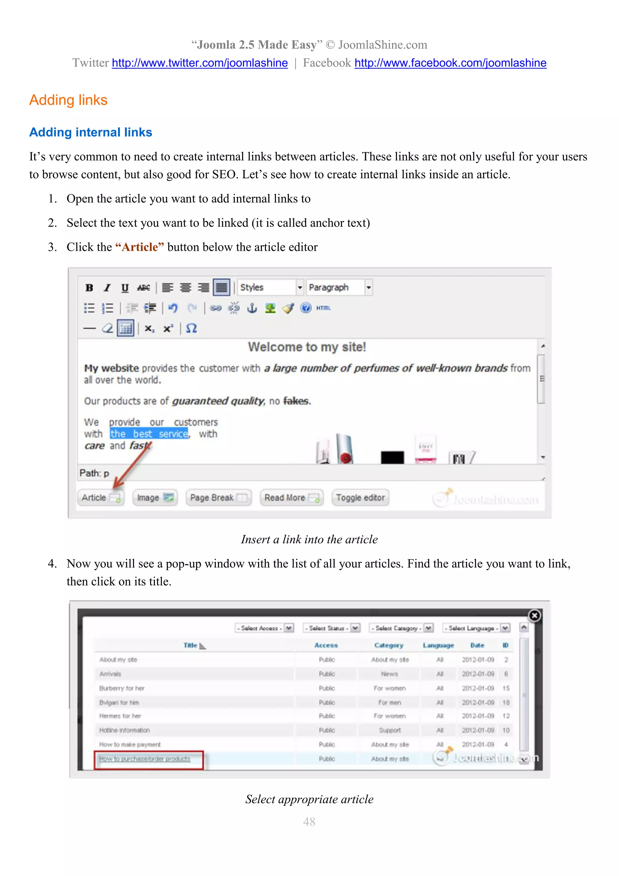 Joomla 2.5 made easy | PDF