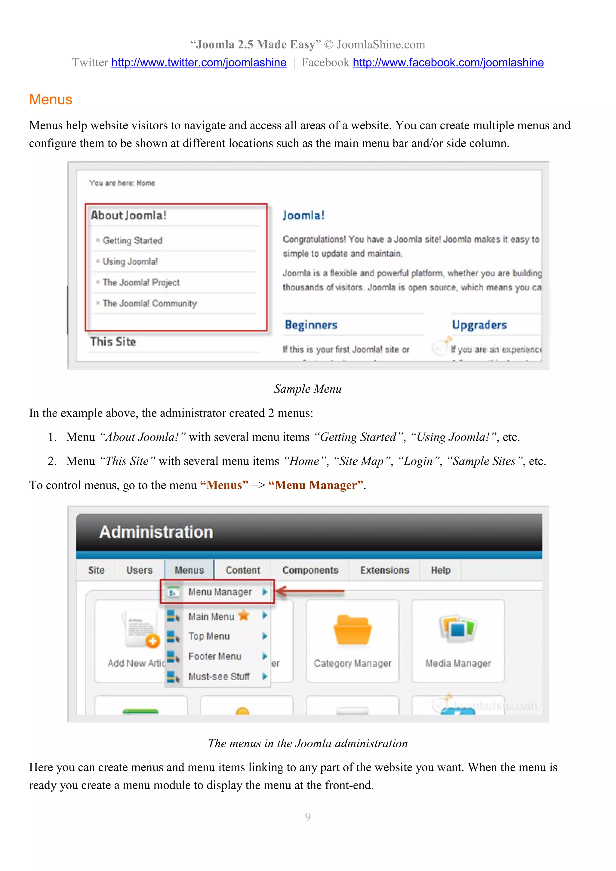Joomla 2.5 made easy | PDF