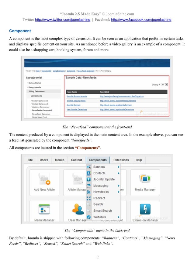 Joomla 2.5 made easy | PDF
