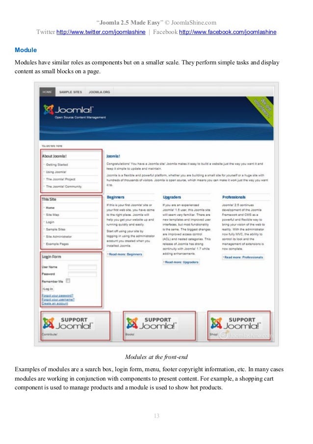Joomla 2.5 made easy