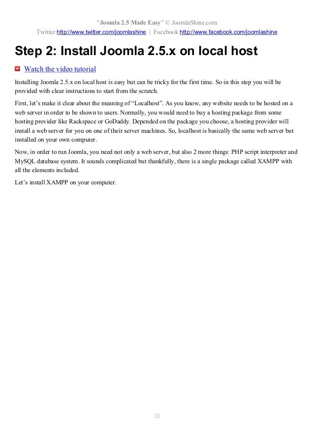 Joomla 2.5 made easy