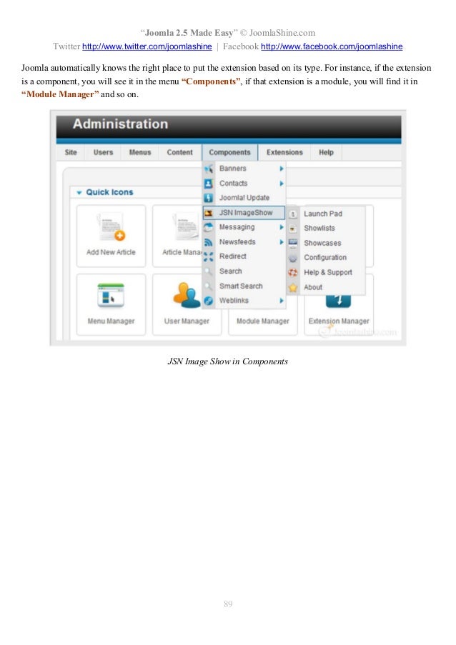 Joomla 2.5 made easy