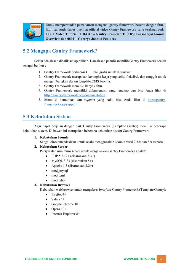 Joomla 3 dan gantry framework | PDF