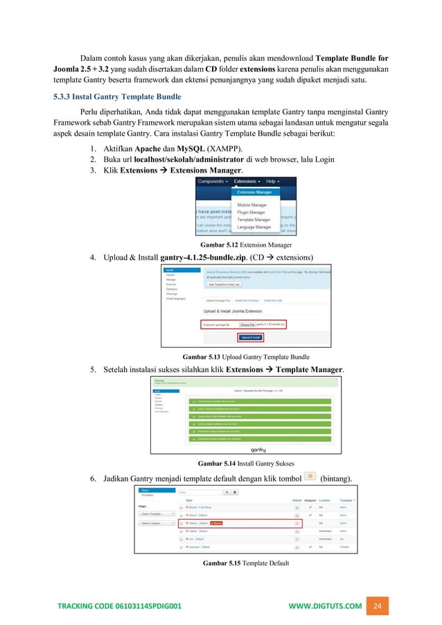 Joomla 3 dan gantry framework | PDF