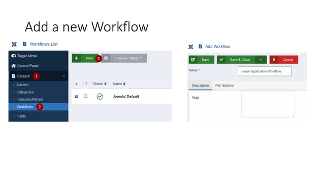 Joomla 4 custom fields and workflow | PPT