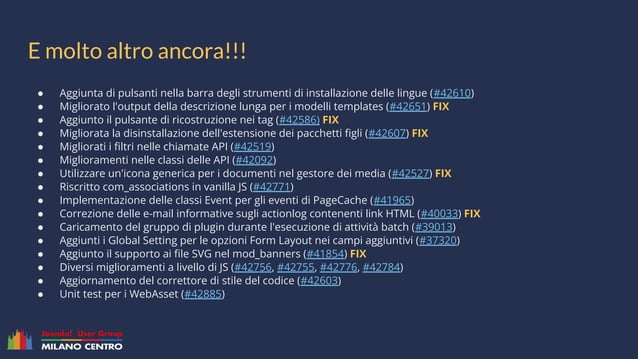 Joomla! 5.1 - Dalle novità ai prossimi passi | PPT