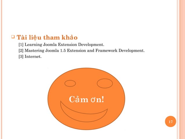 Joomla CMS framework (1.6 - Old version) | PPT