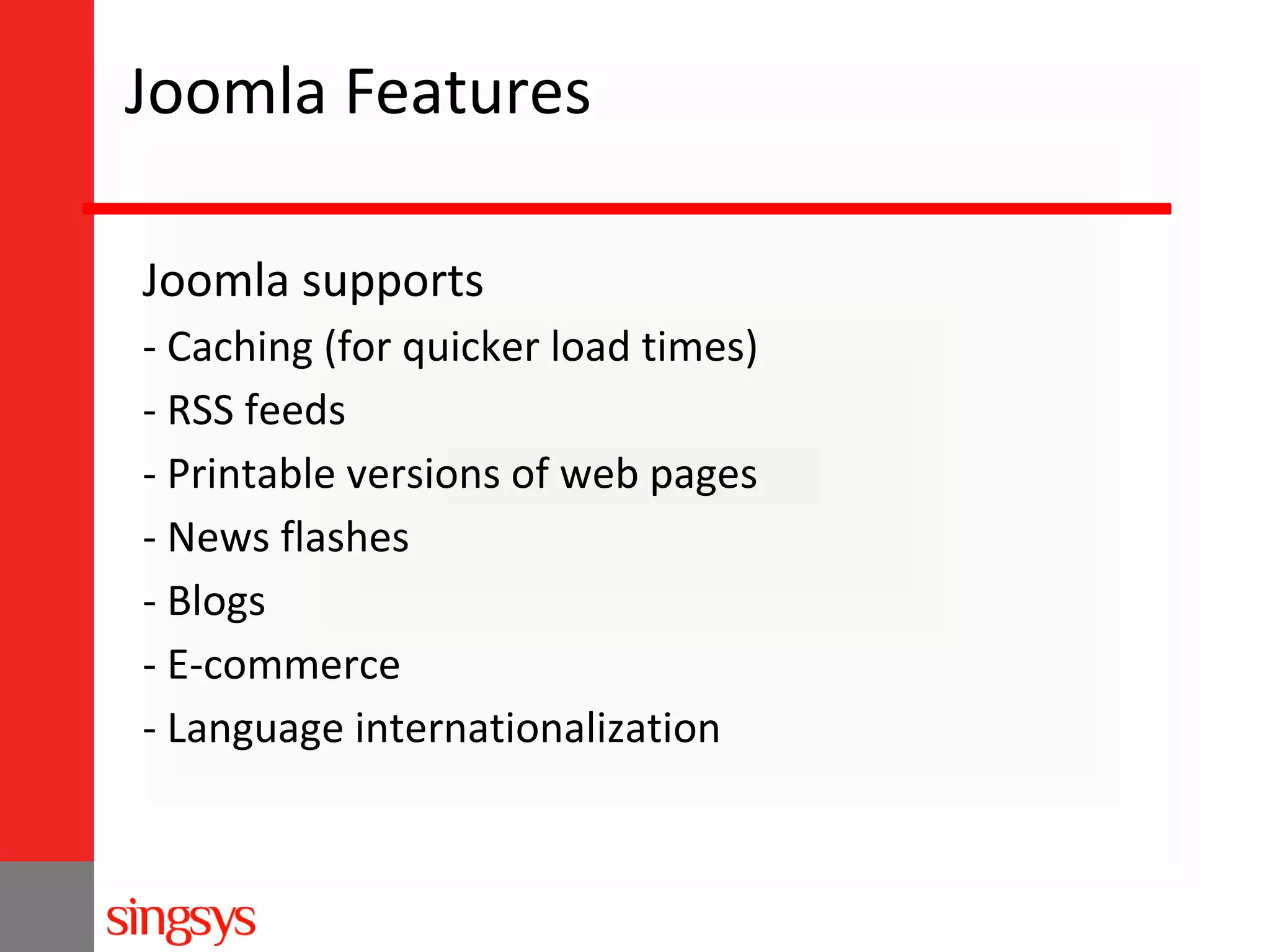 Joomla Introduction & Installation Tutorial | PPT Joomla Introduction & Installation Tutorial | PPT