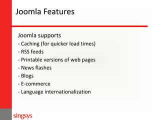 Joomla Introduction & Installation Tutorial | PPT