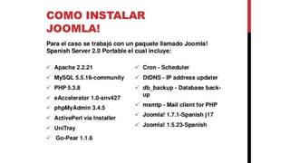 Joomla! power | PPT