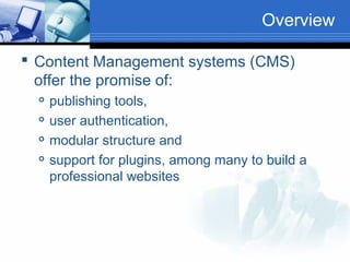 Joomla/Mambo CMS | PPT