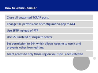 Joomla Security v3.0 | PPT