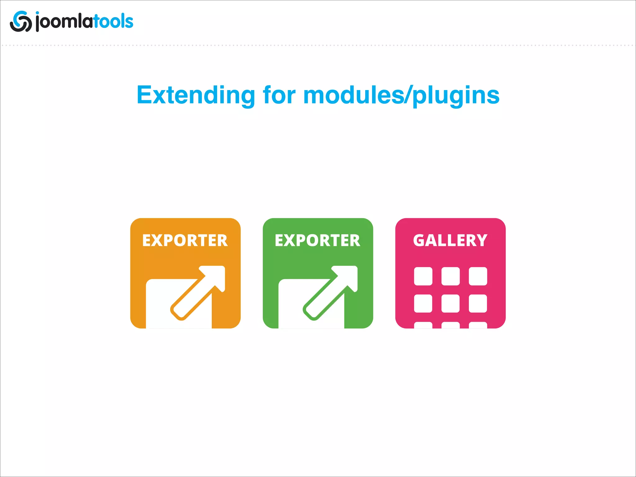 Joomlatools Extension Logos - A separate logo for each extension | PDF