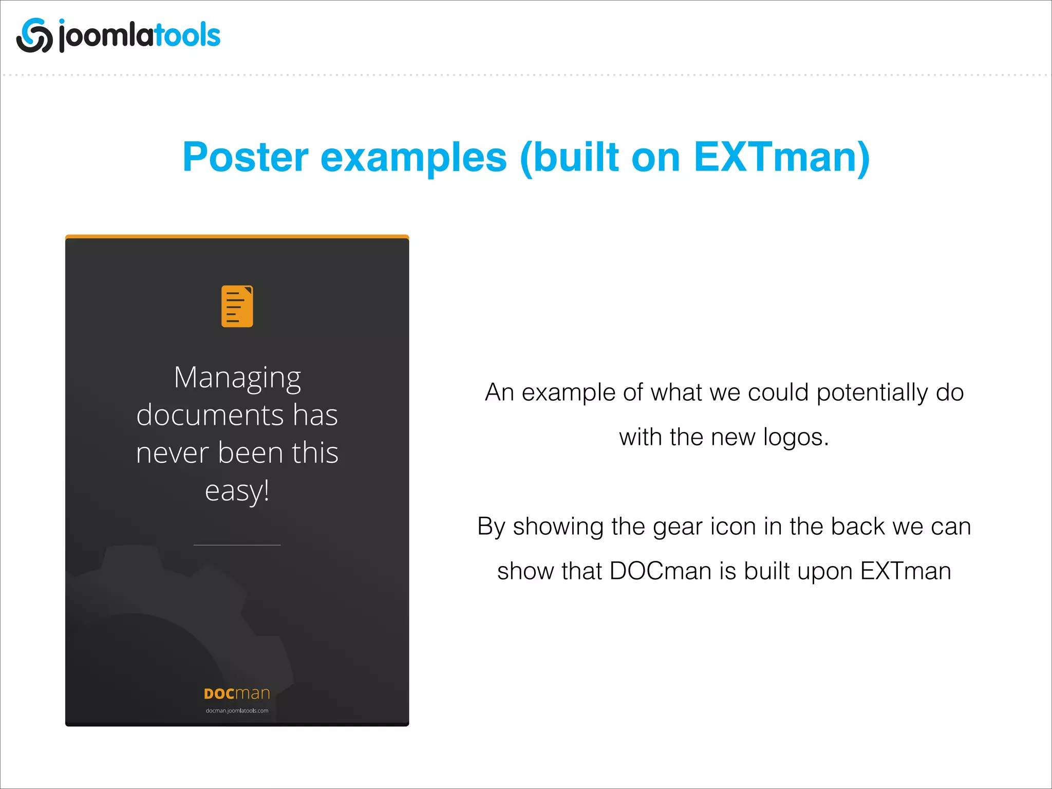 Joomlatools Extension Logos - A separate logo for each extension | PDF