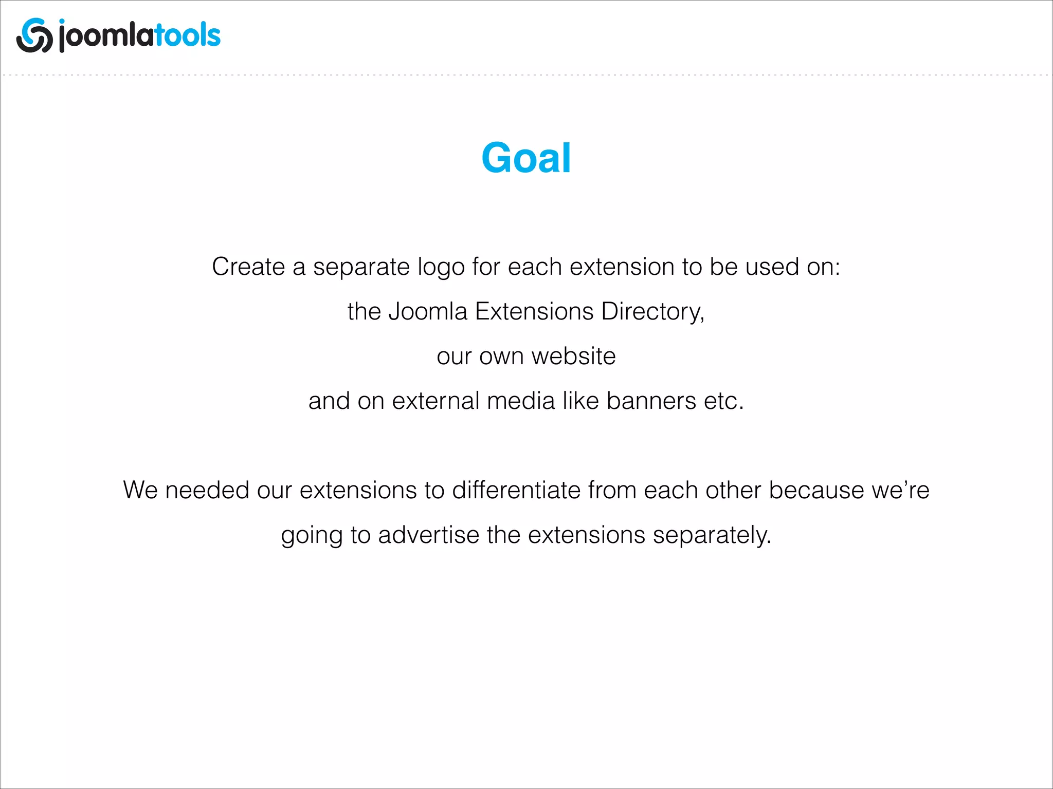 Joomlatools Extension Logos - A separate logo for each extension | PPT