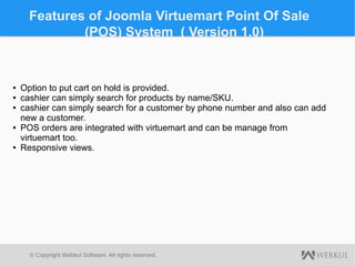 Joomla virtuemart point of sale (pos) system | PPT