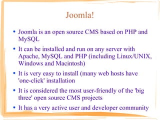Joomla Webinar | ODP