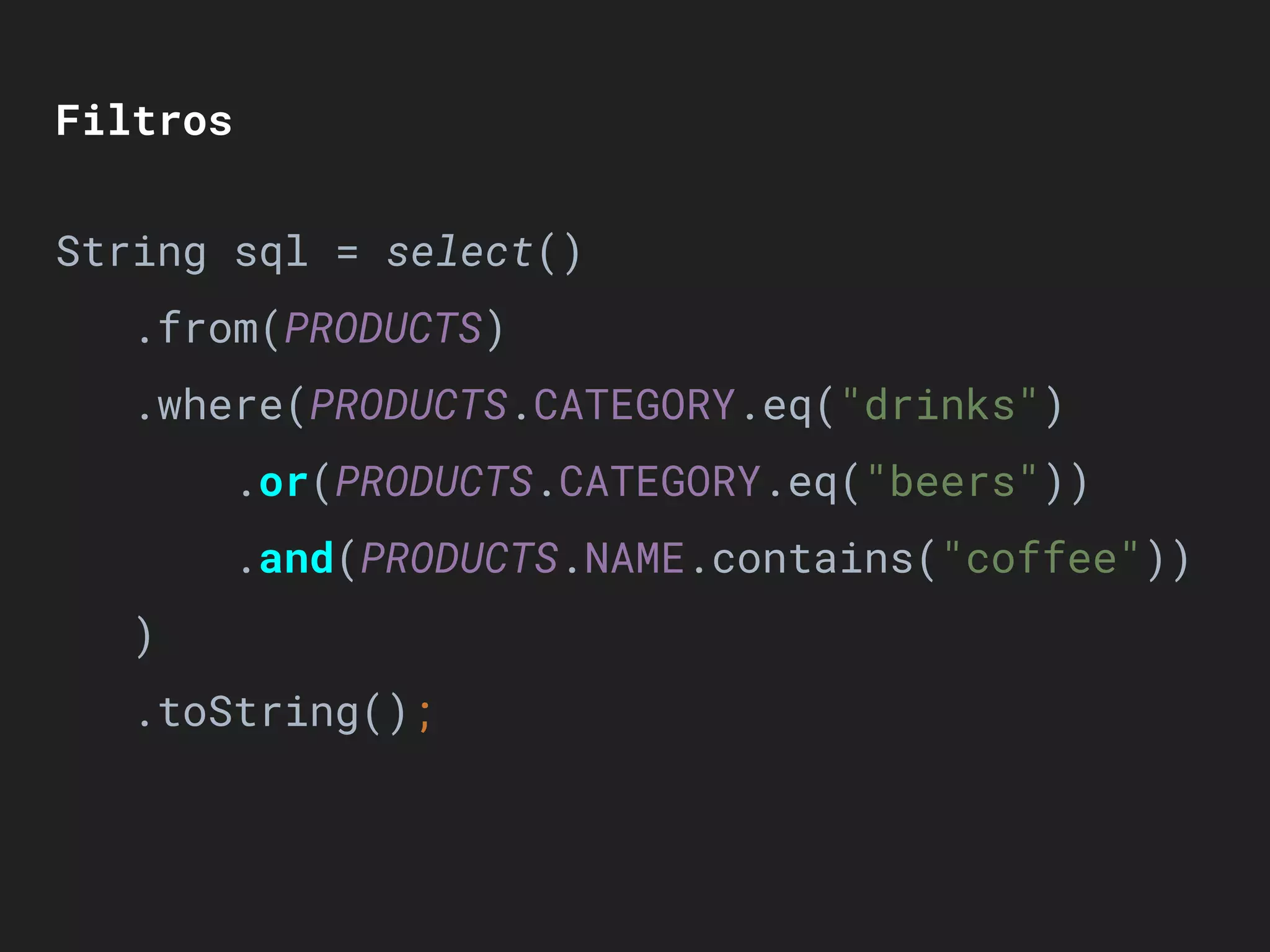 TDC2016SP - JooQ: SQL orientado a objetos. | PDF | Databases | Computer Software and Applications