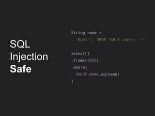 TDC2016SP - JooQ: SQL orientado a objetos. | PDF | Databases | Computer Software and Applications