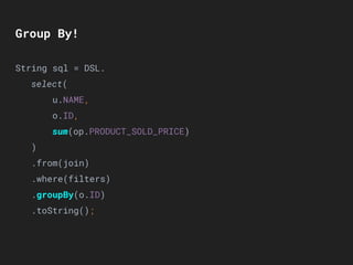 TDC2016SP - JooQ: SQL orientado a objetos. | PDF | Databases | Computer Software and Applications