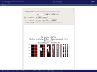 Fractal Dimension of Space-time Diagrams and the Runtime Complexity of ...
