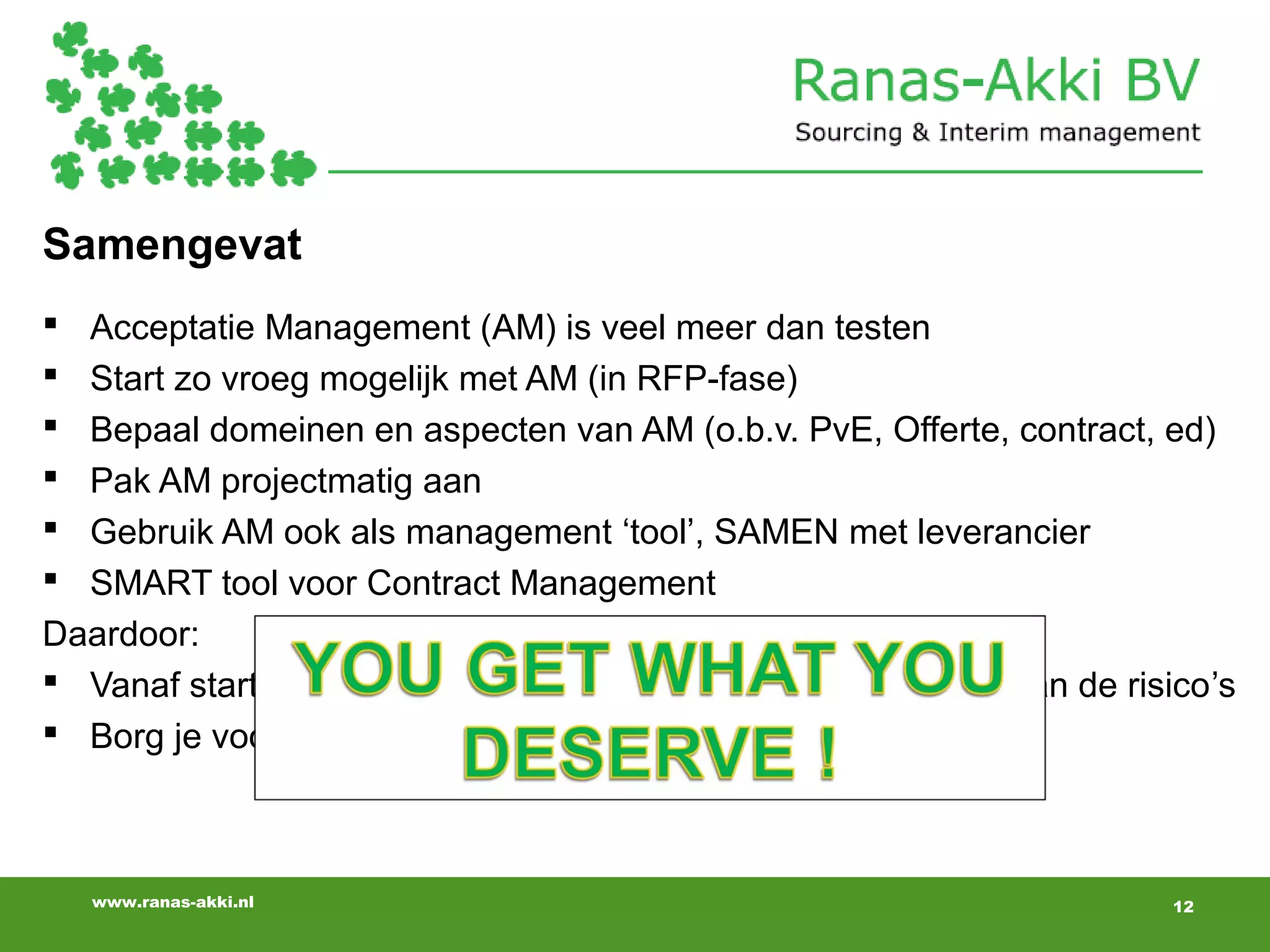 CIO Summit - Joost Pigmans | PPT