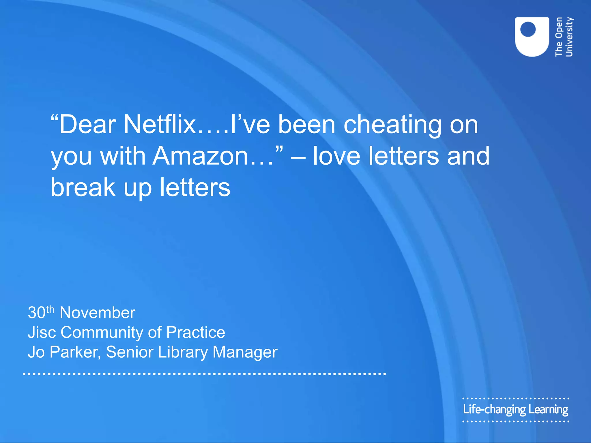 Love letters and break-up letters | PPT