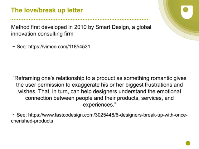 Love letters and break-up letters | PPT