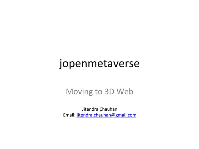 Jopenmeraverse introduction | PDF | Operating Systems | Computer Software and Applications