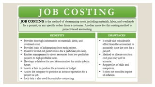 Job Order, Process, and ABC Costing | PDF