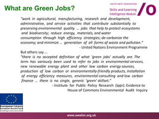 Jo Pye: Green Skills | PPT