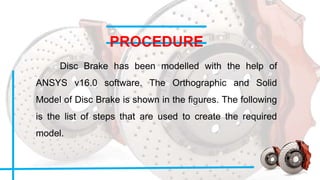 Structural analysis of a brake disc.pptm