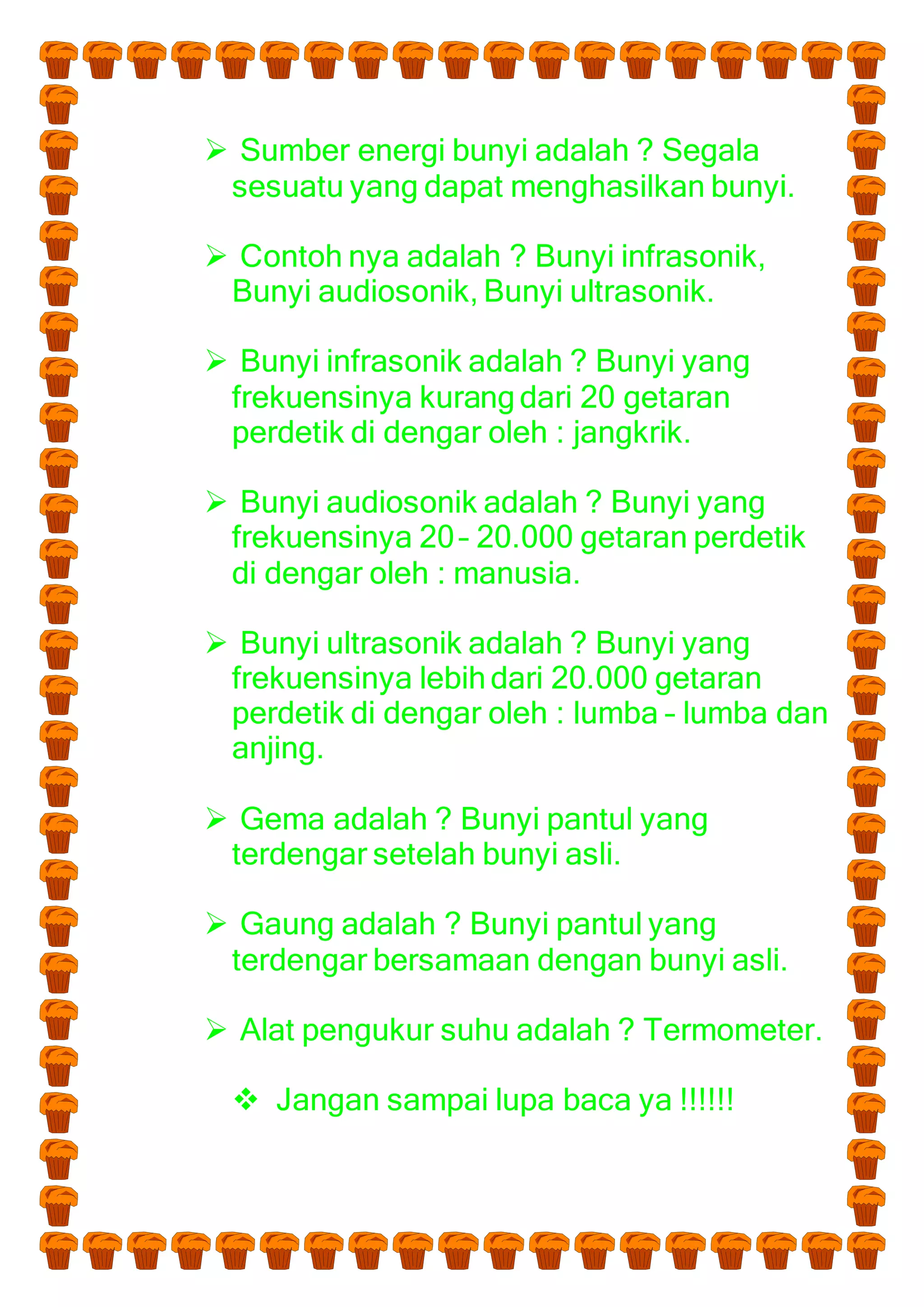 Bunyi | DOCX