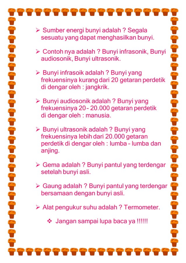 Bunyi | DOCX