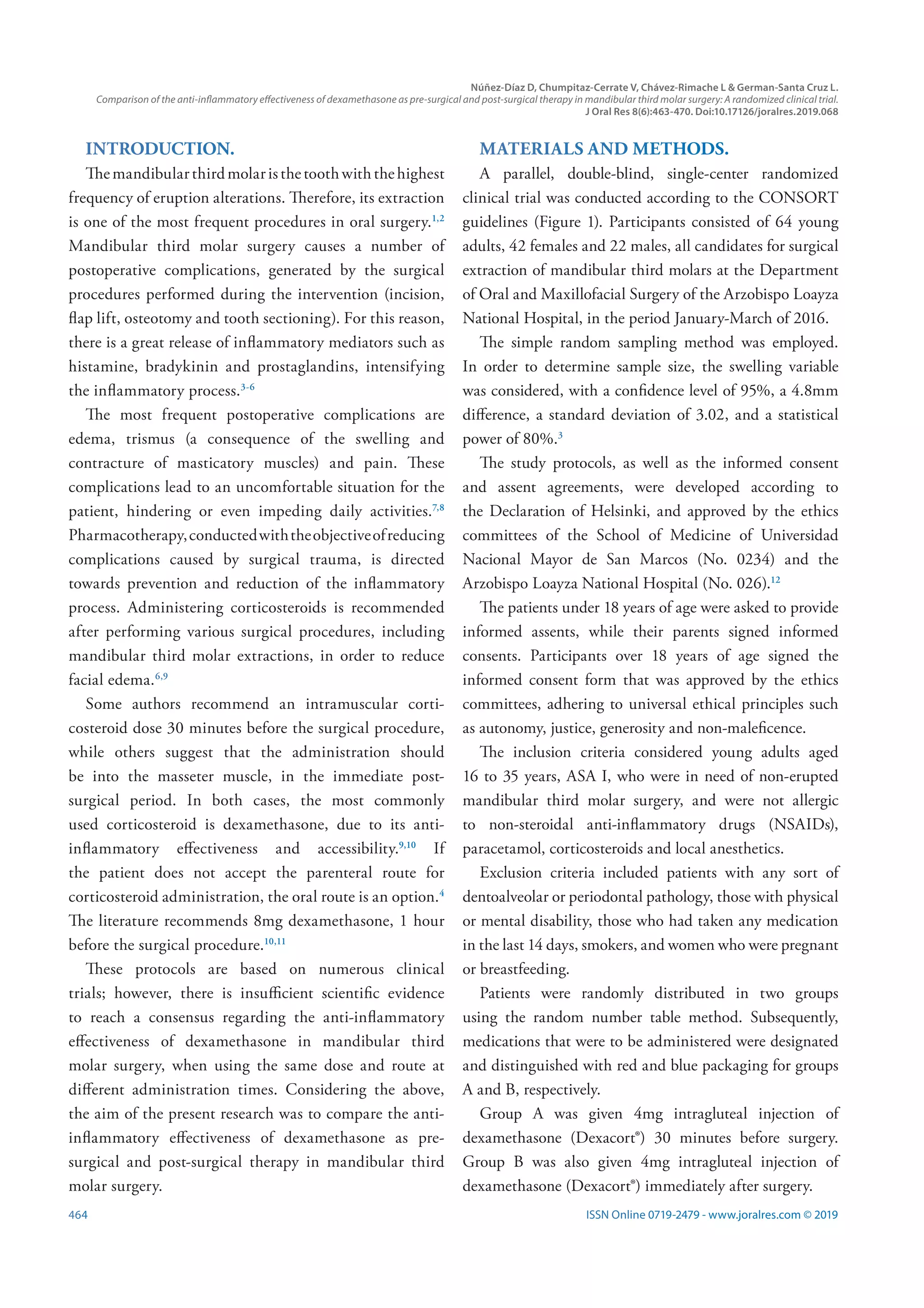 JOR 2019 Dexametasona en tercera molar .pdf
