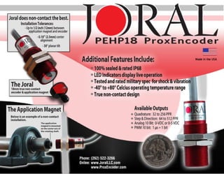 Joral 18 MM Sales Sheet | PDF