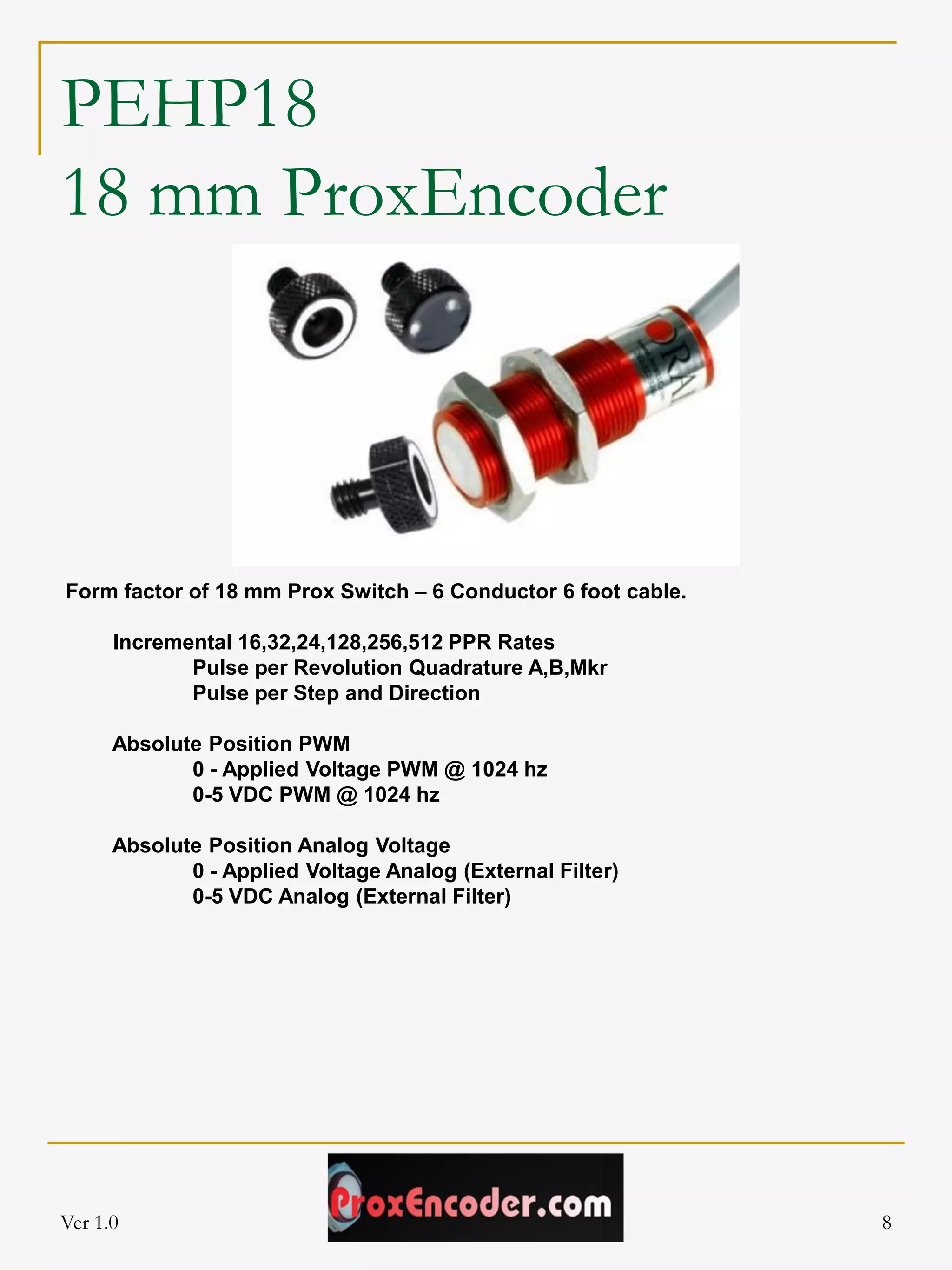 Joral Non Contact Encoders Ppt | PDF