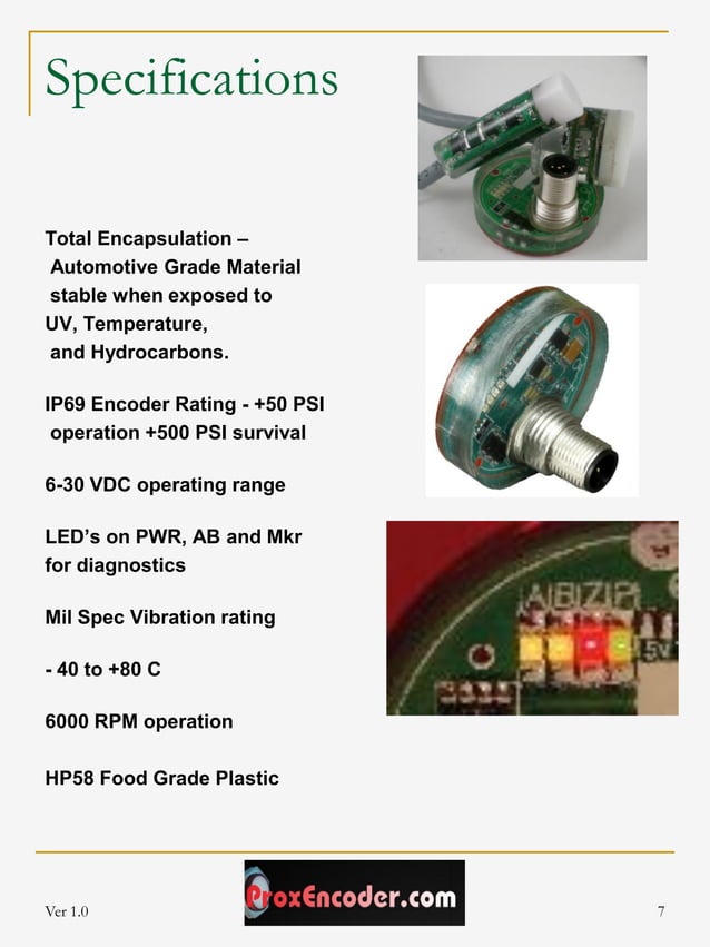 Joral Non Contact Encoders Ppt | PDF