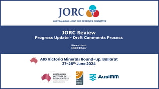 JORC_Review_presentation. 2024 código jorcpdf | PDF