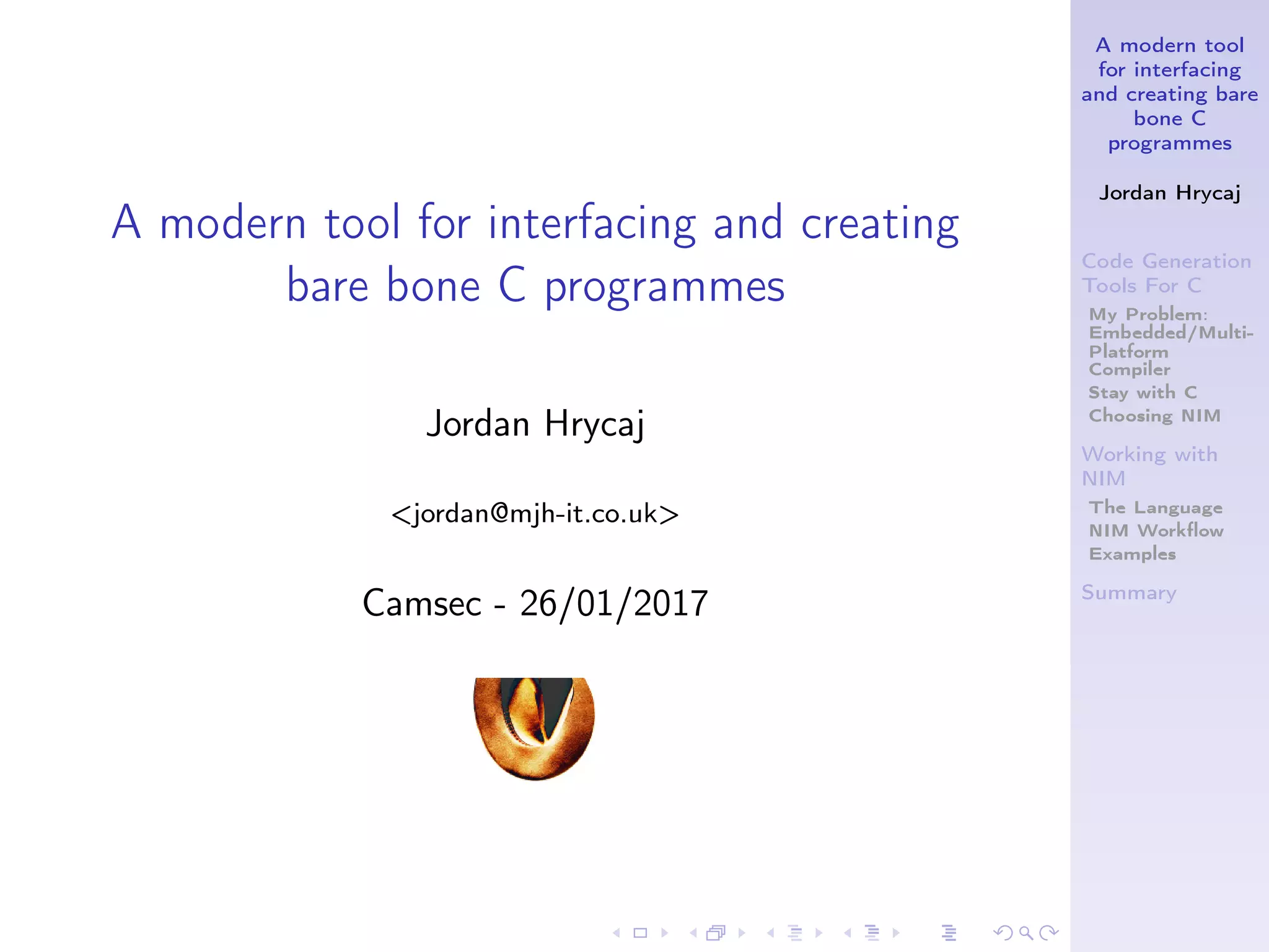 Working with NIM - By Jordan Hrycaj | PDF