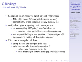 Working with NIM - By Jordan Hrycaj | PPT