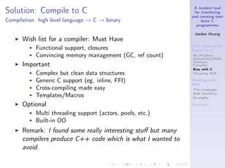 Working with NIM - By Jordan Hrycaj | PPT