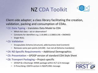 Clinical Document Architecture Implementations - Lessons Learnt to Date ...