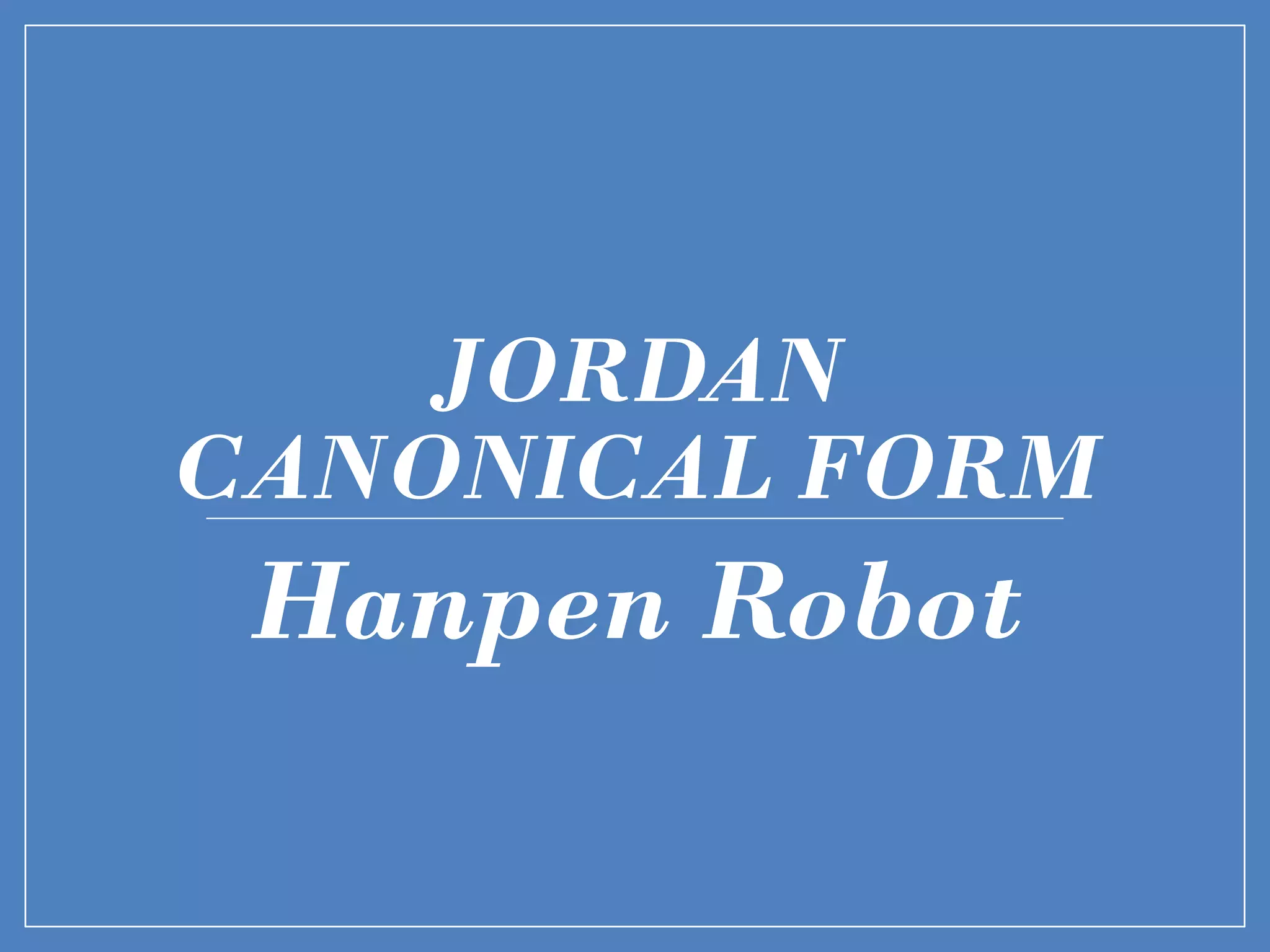 Jordan canonical form 01 | PDF | Programming Languages | Computing